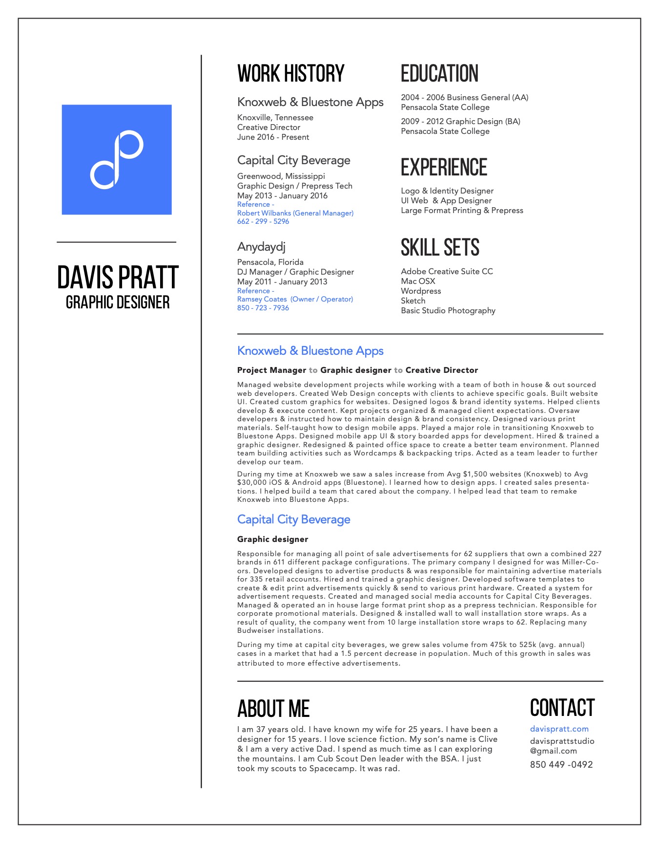 Resume - Davis Pratt